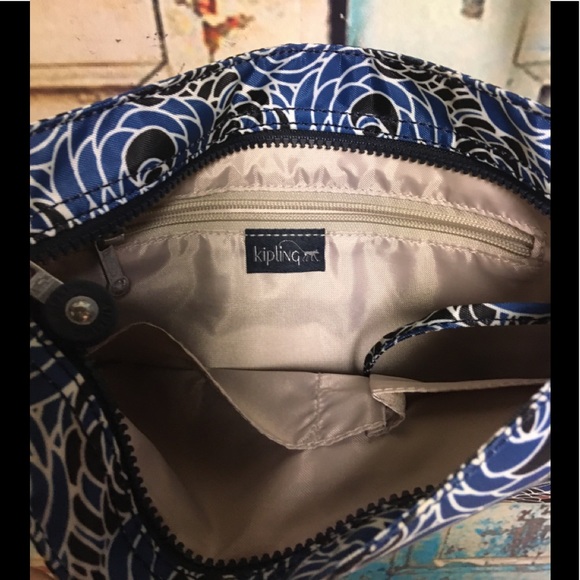 Kipling | Bags | Kipling Blue Navy Floral Bag Purse | Poshmark